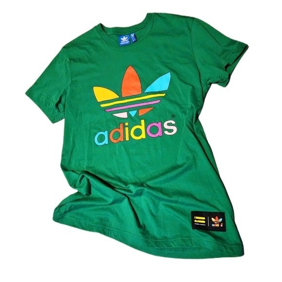 adidas | Shirts | Adidas X Pharrell Williams Green Short Sleeve Tshirt ...